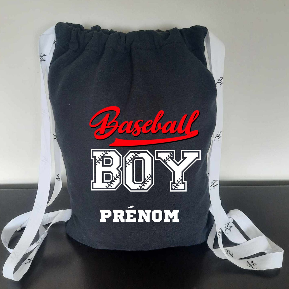 Sac à cordon - Imprimé Baseball Boy – MomMe et Cie Inc.