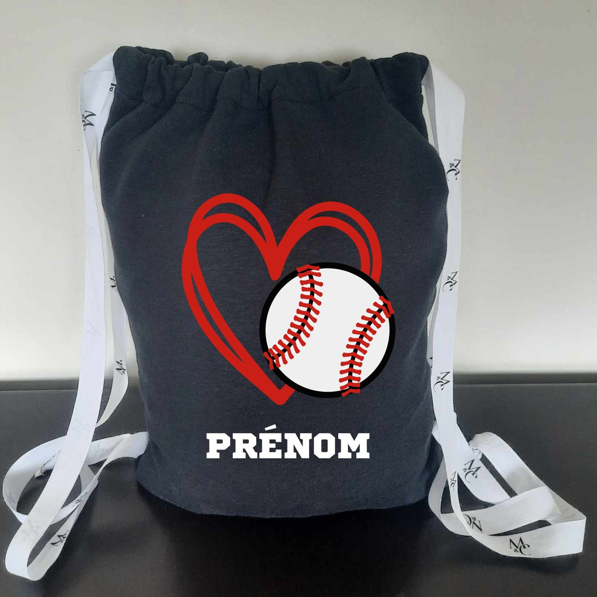 Sac à cordon - Imprimé Love Baseball – MomMe et Cie Inc.